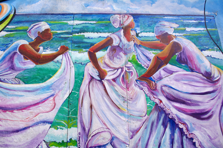 Tobago: life on a wall | Tim Unwin's Blog