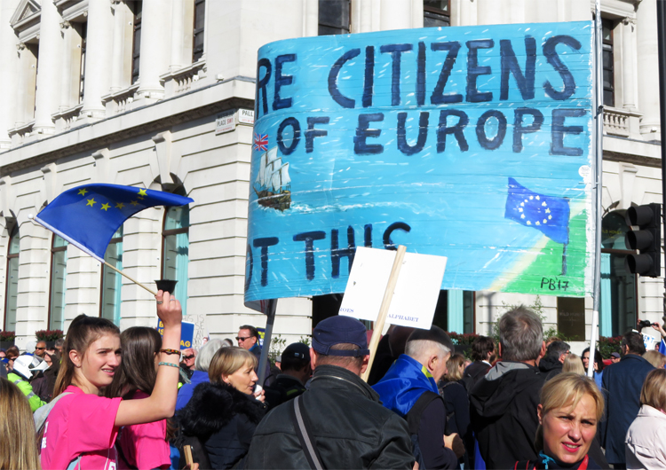 Marching for a “People’s Vote”, 19th October 2019 | Tim Unwin's Blog