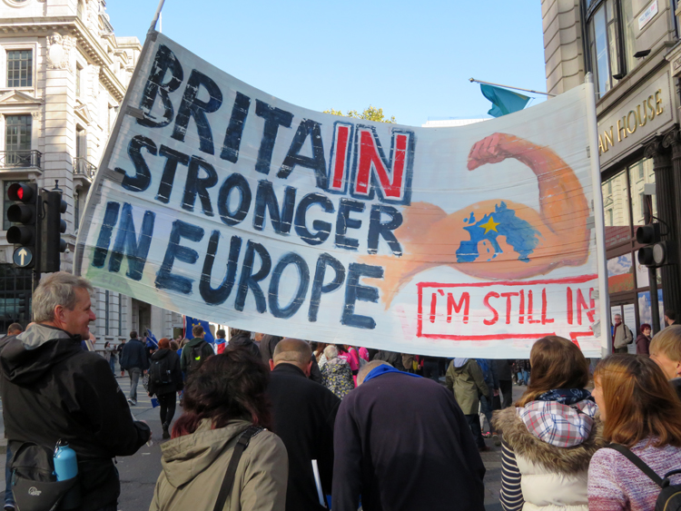 Marching for a “People’s Vote”, 19th October 2019 | Tim Unwin's Blog