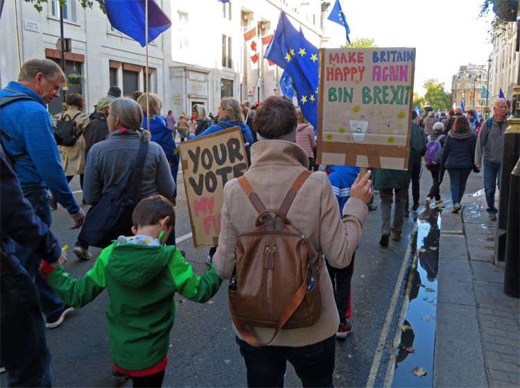 Marching for a “People’s Vote”, 19th October 2019 | Tim Unwin's Blog