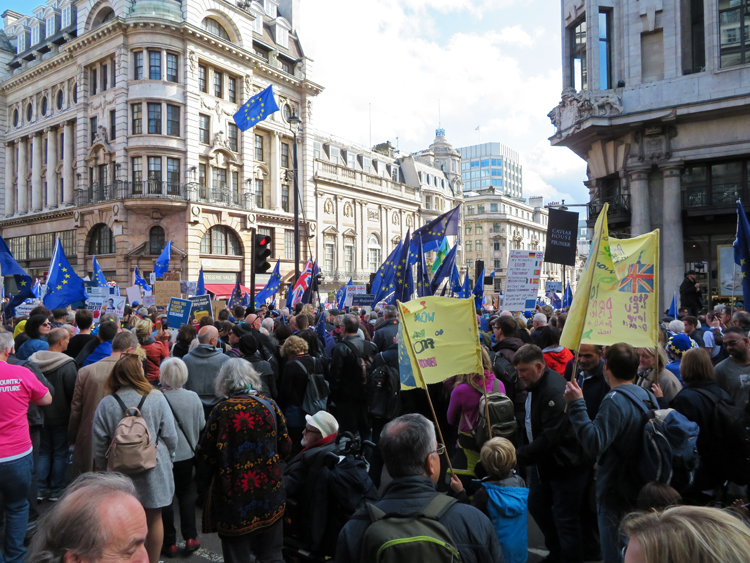 Marching for a “People’s Vote”, 19th October 2019 | Tim Unwin's Blog