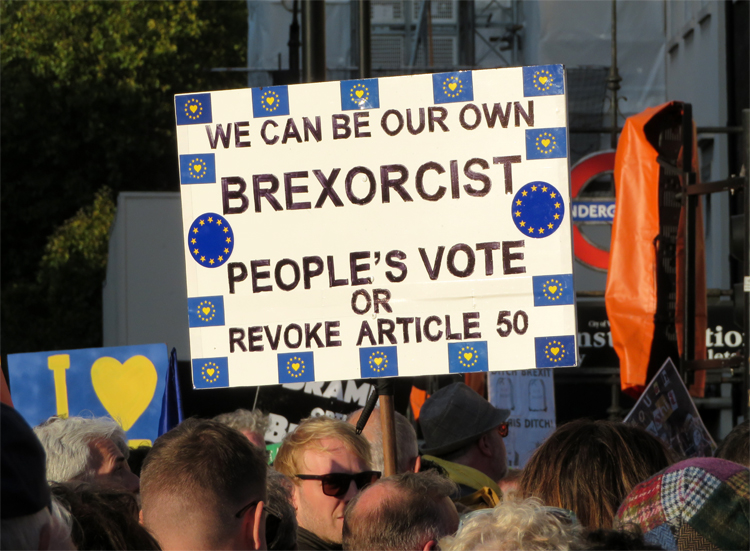 Marching for a “People’s Vote”, 19th October 2019 | Tim Unwin's Blog